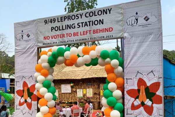 First Leprosy-Friendly Polling Station Set Up In Meghalaya