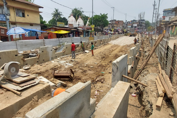 Construction Fiasco Causes Chaos On Maligaon-Pandu Road