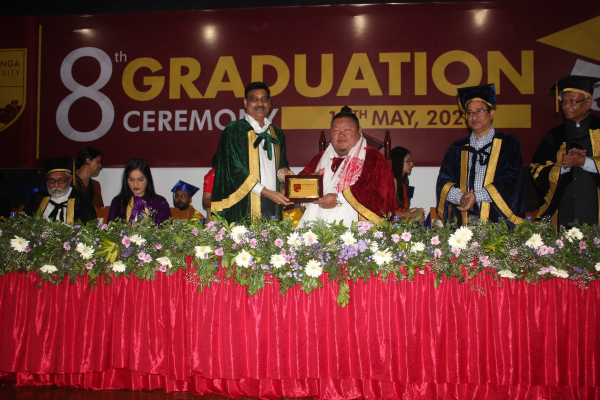 8th Convocation Ceremony Of Assam Kaziranga University Held