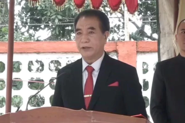 Lalduhoma Takes Oath As Chief Minister Of Mizoram Lalduhoma Takes Oath As Chief Minister Of Mizoram