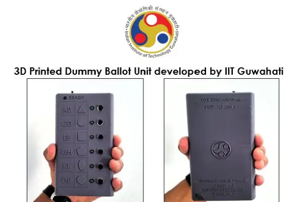 IIT Guwahati Unveils 3D-Printed Dummy Ballot Unit