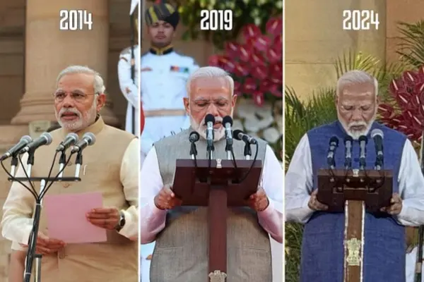 Narendra Modi Takes Oath For Third Straight Term As Prime Minister