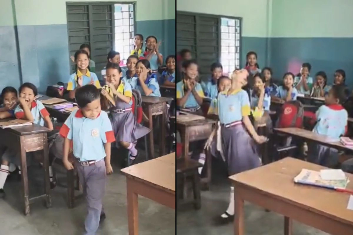 Meghalaya Teacher Organises Classroom Ramp Walk for Little Students ...