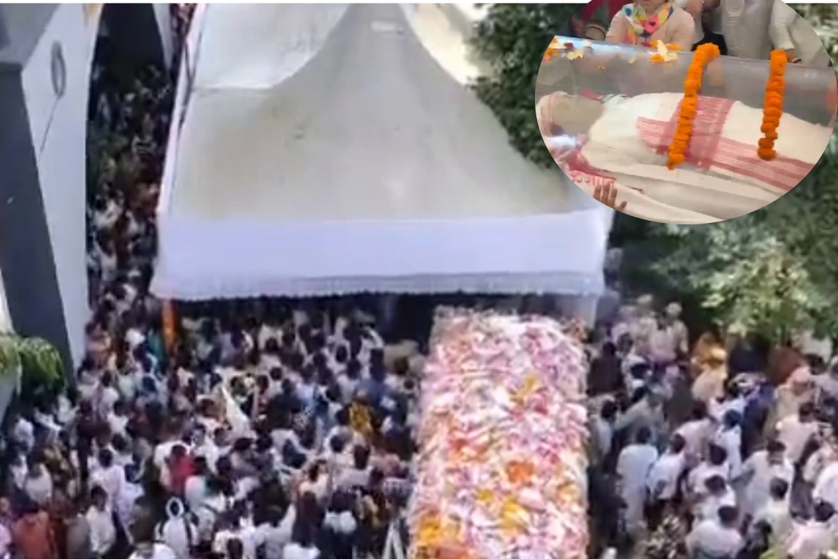 Zubeen Garg’s Mortal Remains Reach at Guwahati's Kahilipara Residence