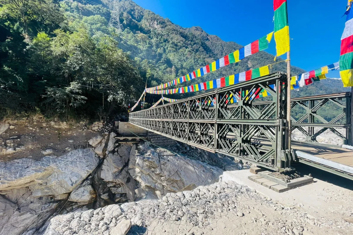 Bridge Over Teesta Reconnects Flood-Hit Areas In Sikkim