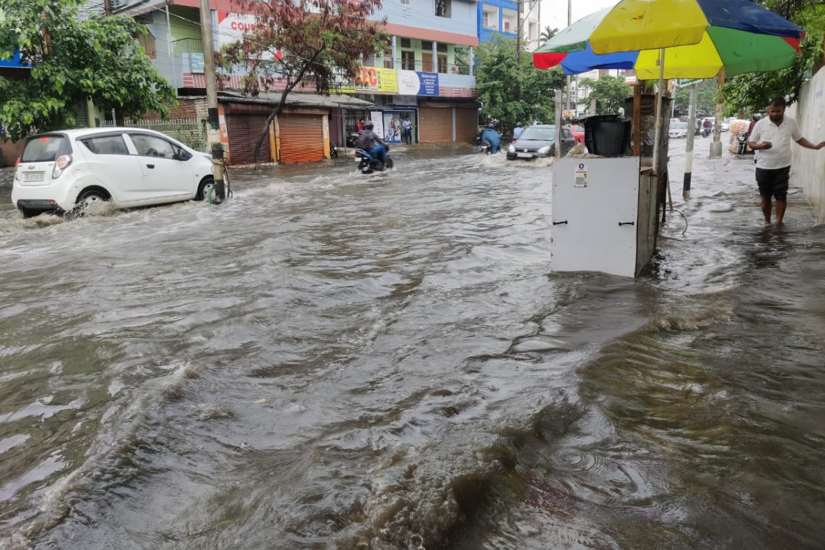 Heavy Rains Batter Guwahati Causing Waterlogging In Many Parts
