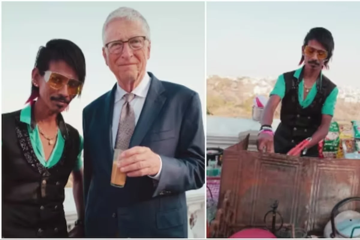 Bill Gates Teams Up With Dolly Chaiwala To Enjoy Cup Of 'Chai'