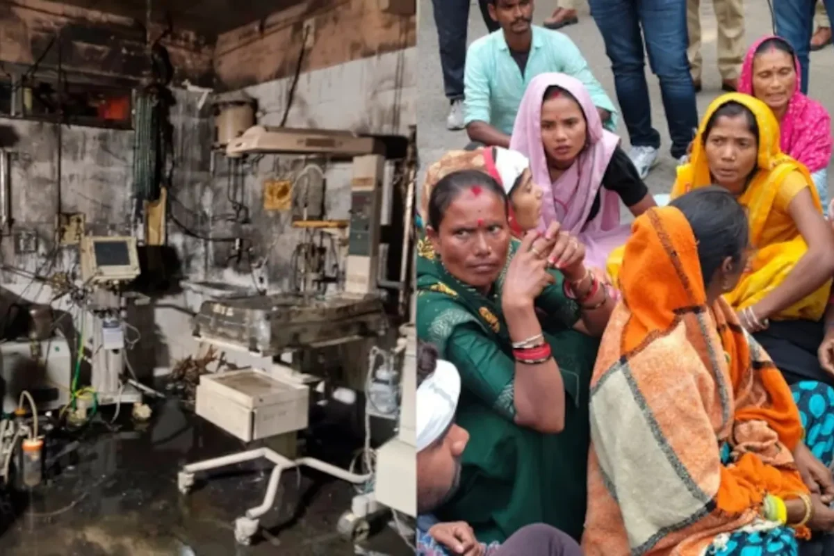 Massive Fire Claims Lives Of 10 Newborns At UP Hospital