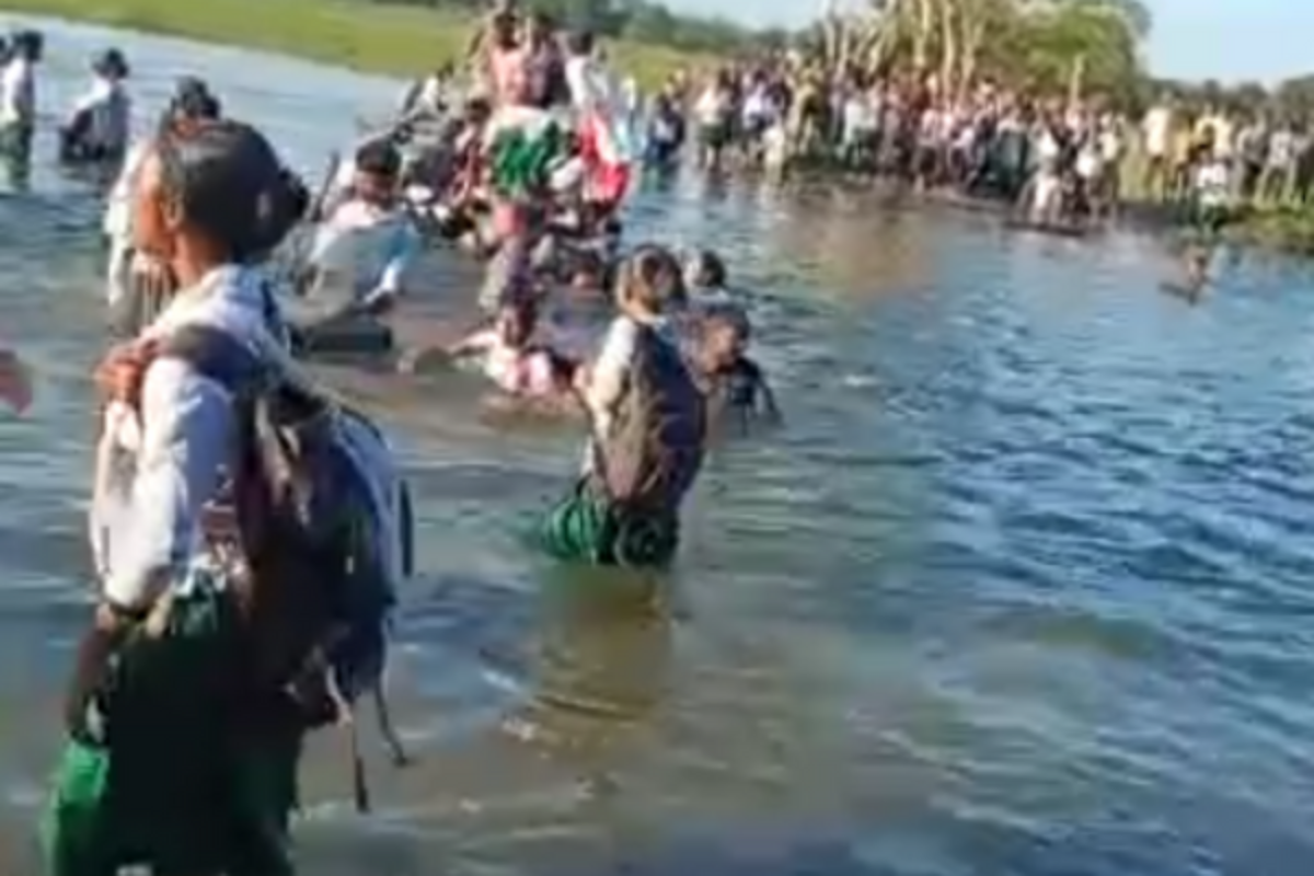 Boat Carrying School Students Sinks In Assam