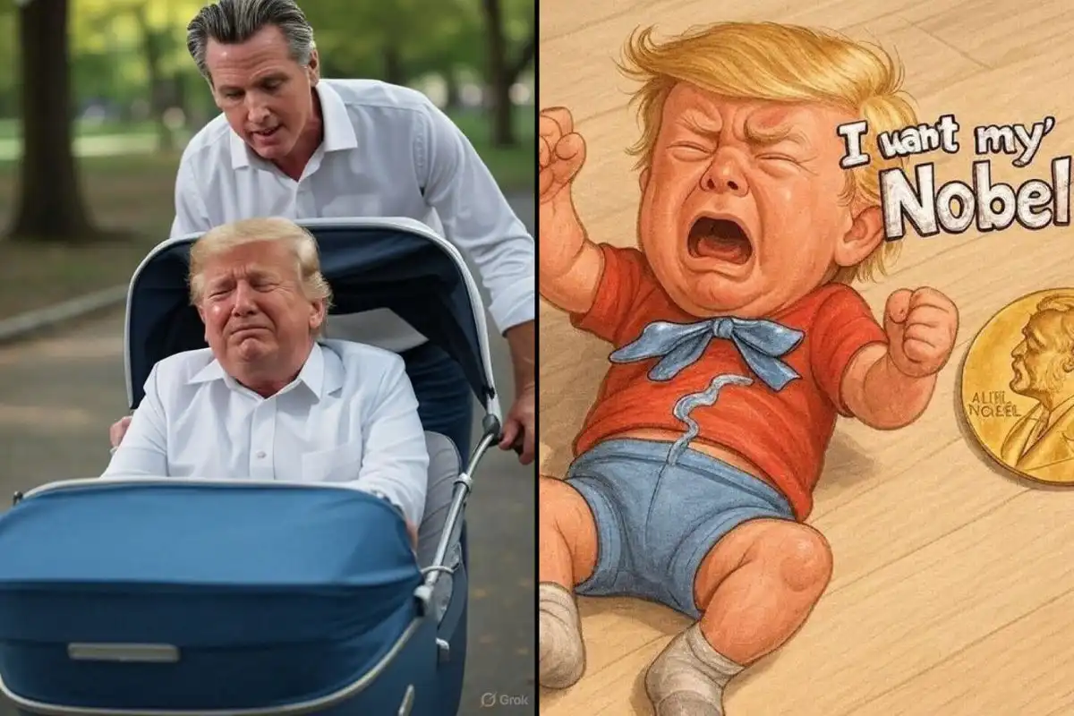 Trump Becomes Meme Fodder Online after Missing out on Nobel Peace Prize