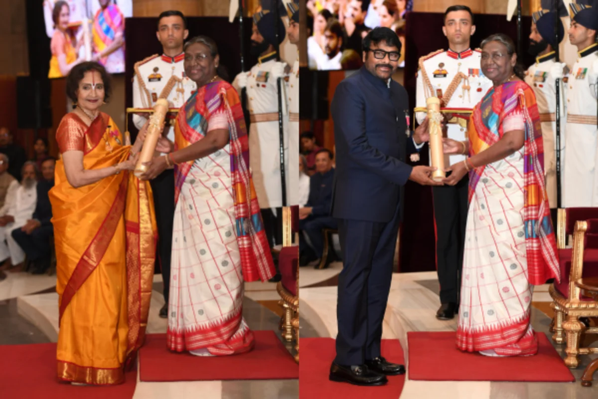 President Murmu Presents Padma Awards 2024 At Rashtrapati Bhavan