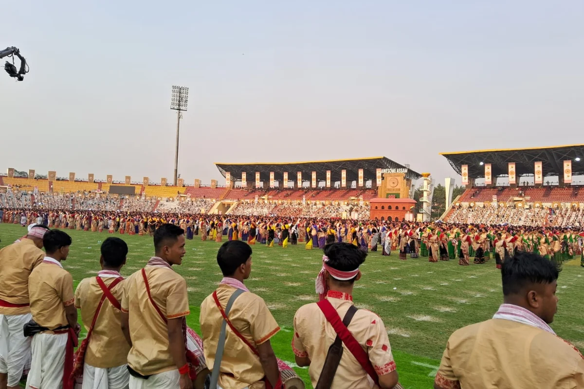 Assam Sets Guinness World Record For Largest Single-Frame Bihu Performance