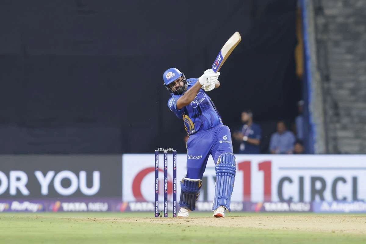 Rohit Sharma Becomes First To Hit 100 IPL Sixes At Wankhede Stadium