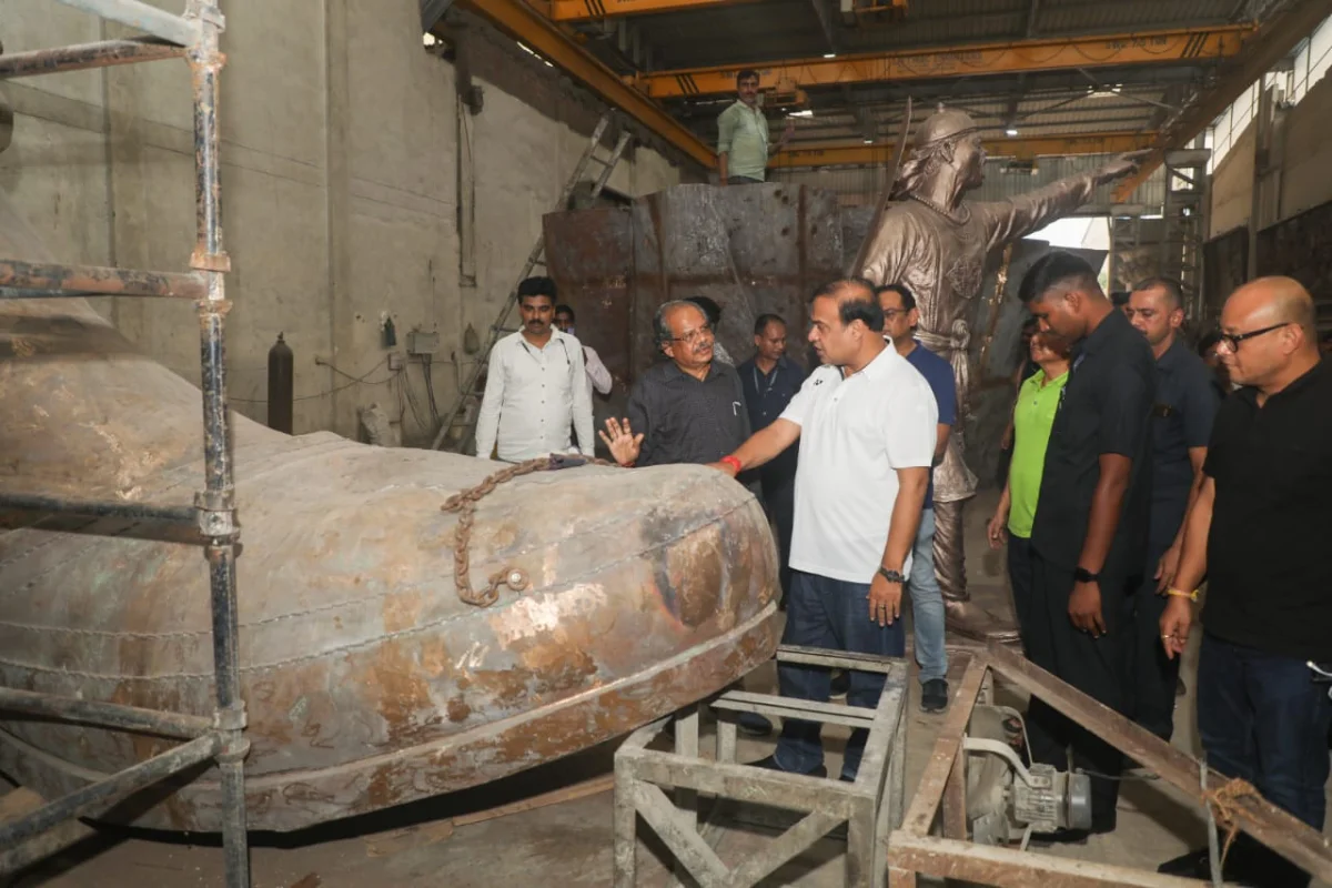 Construction Of World's Tallest Statue Of Bir Lachit Barphukan Gains ...