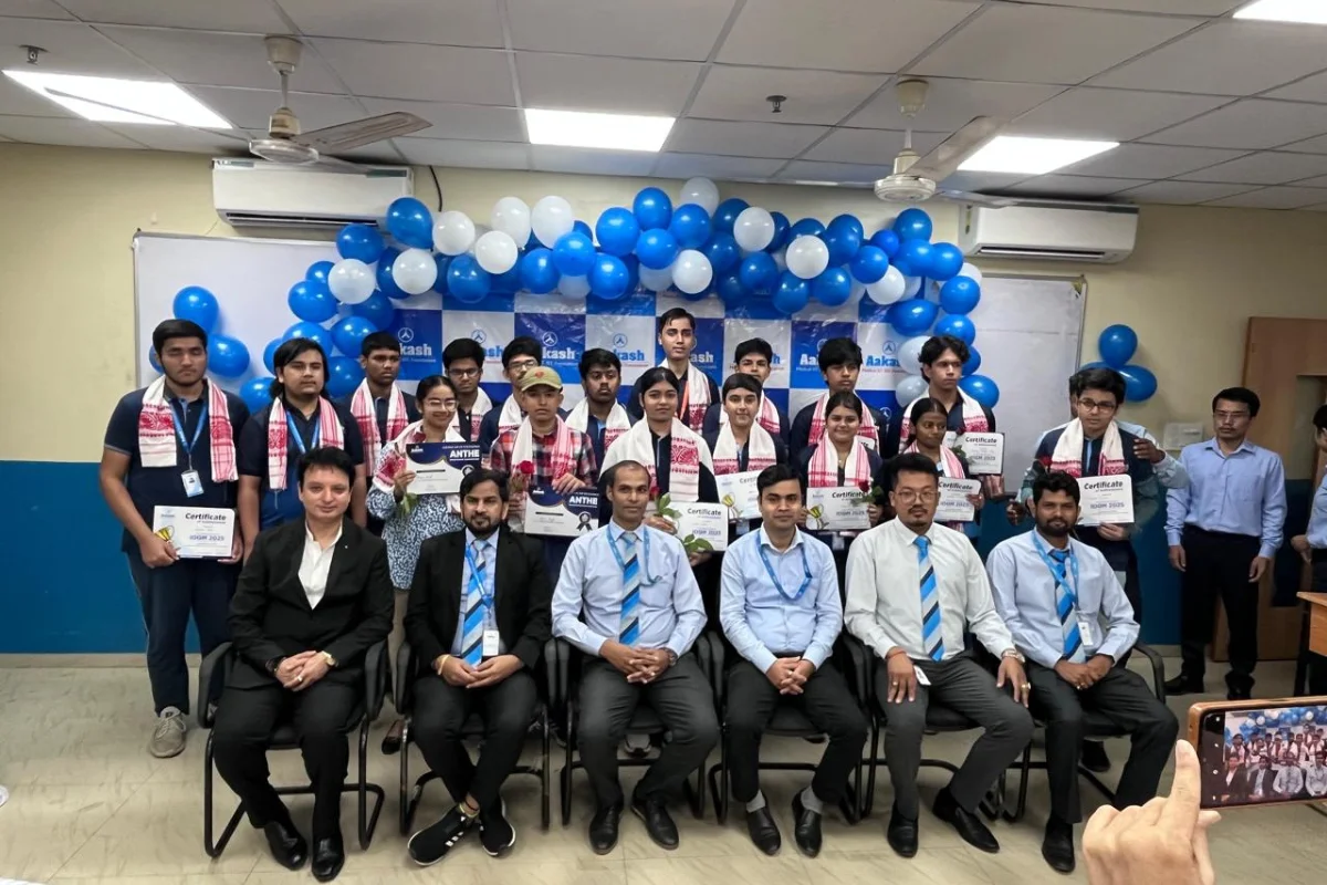 Aakash Recognises IOQM and ANTHE 2025 Achievers from Assam in Guwahati ...