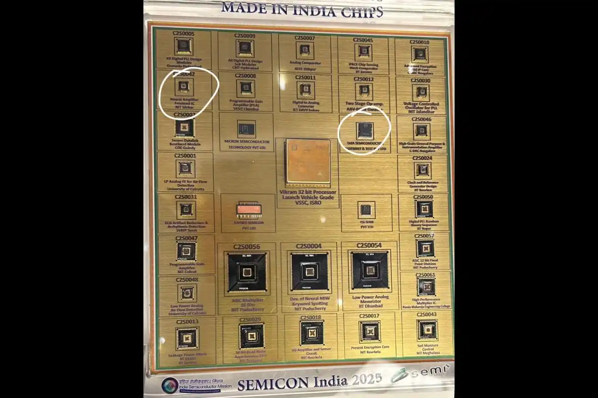 First Made-in-India Chip Unveiled at Semicon India 2025