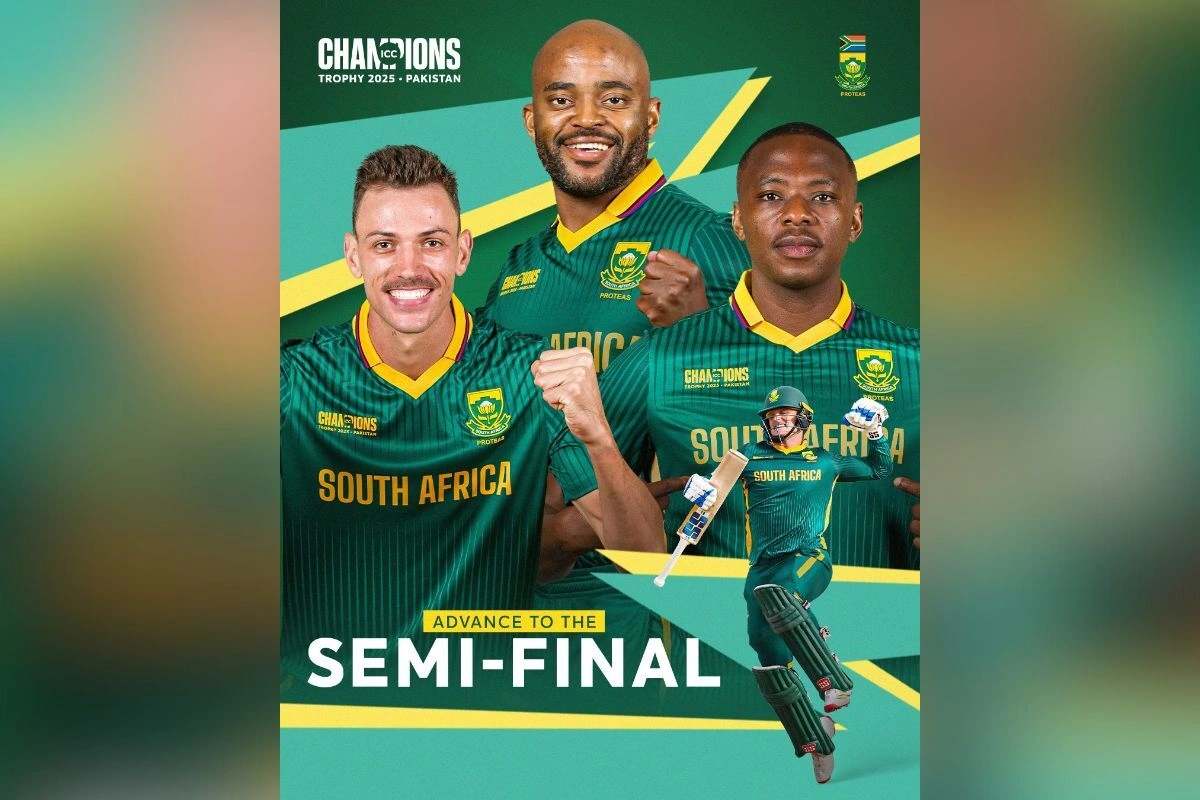 South Africa Seal Fourth Semi-final Spot In ICC Champions Trophy