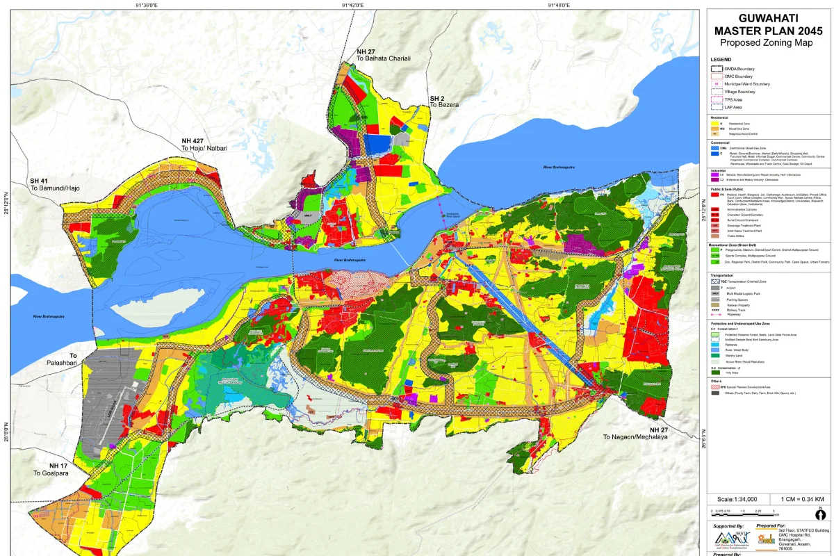 Guwahati Master Plan 2045: Vision Set, City's Extension Not Decided Yet
