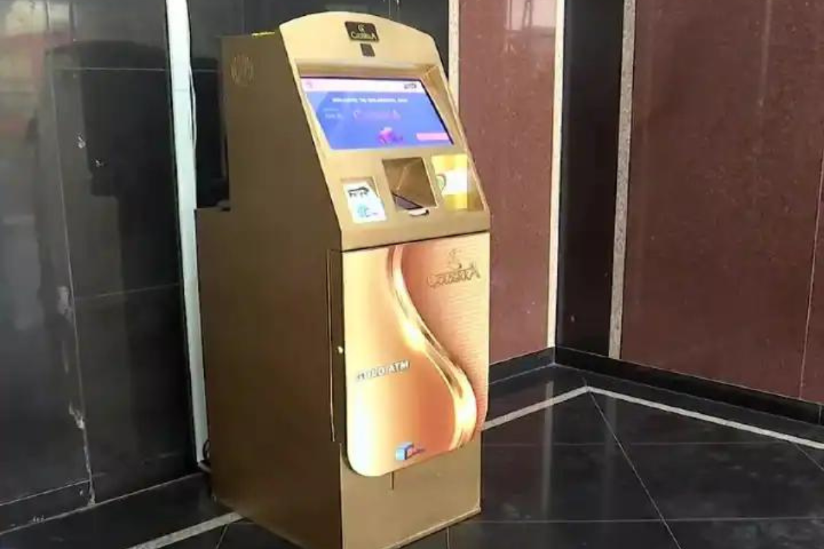 India’s First Gold ATM Installed In Hyderabad