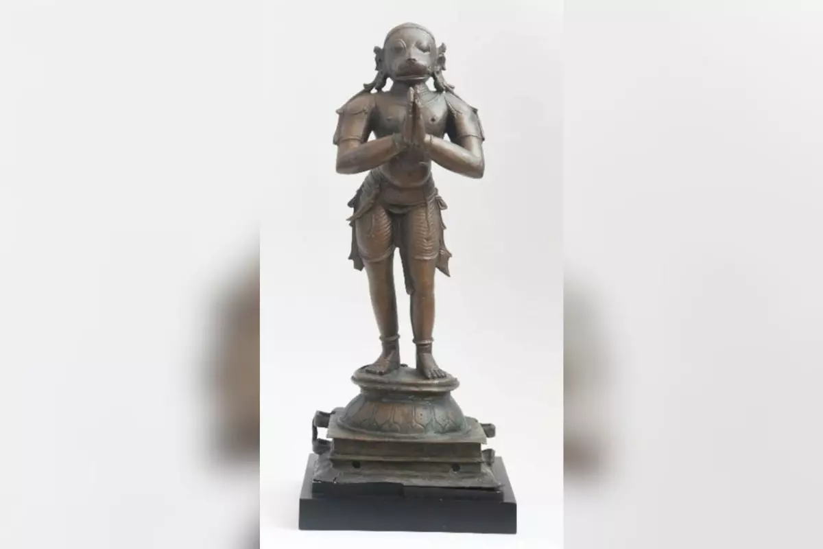 Stolen Lord Hanuman Sculpture From Chola Period Retrieved