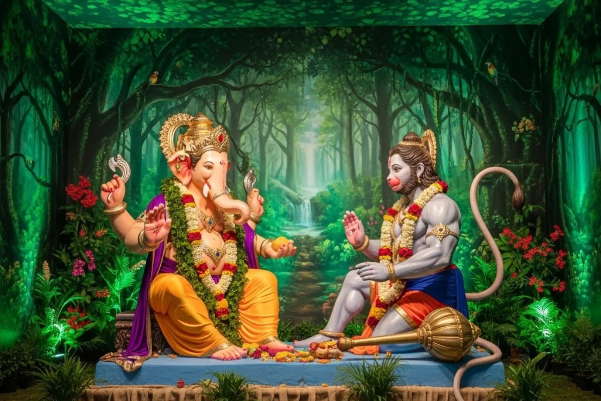 Unique Hanuman–Ganesha Idol to be Centrepiece of Guwahati Pandal for ...