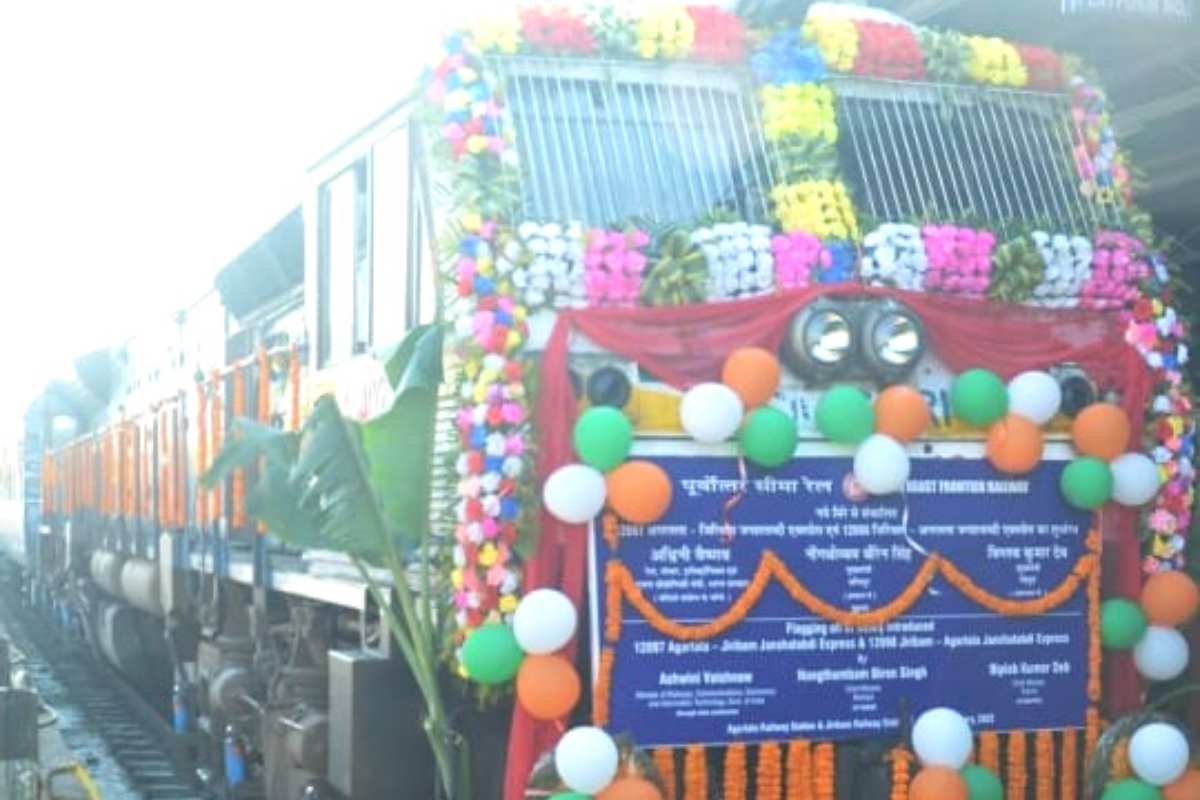 First Janshatabdi Express Train From Manipur And Tripura Starts Service ...